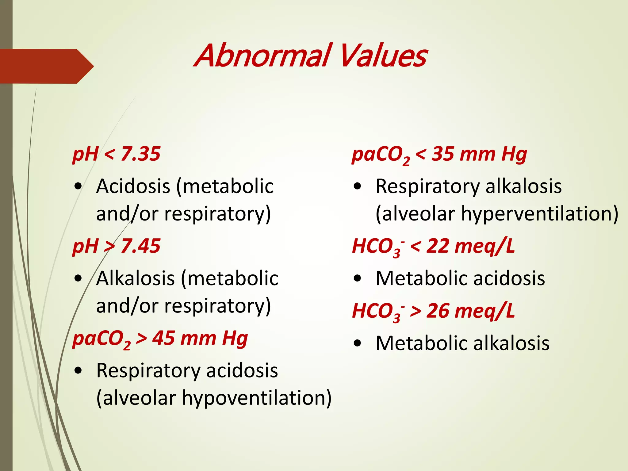 Arterial Blood Gas (ABG) analysis | PPTX