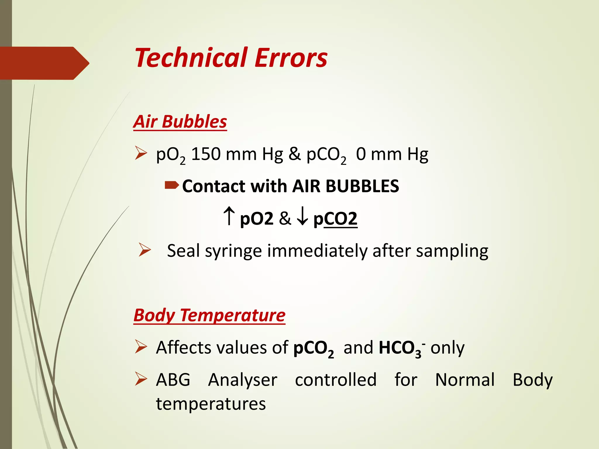 Arterial Blood Gas (ABG) analysis | PPTX
