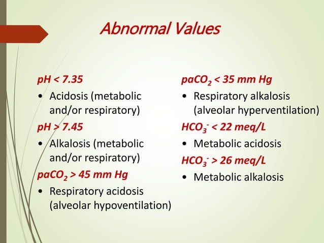 Arterial Blood Gas (ABG) analysis | PPTX