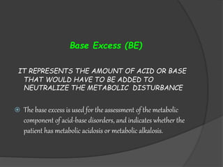 Arterial blood gas analysis | PPTX