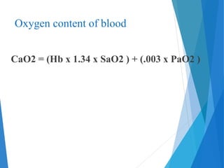 ARTERIAL BLOOD GASES INTERPRETATION | PPTX