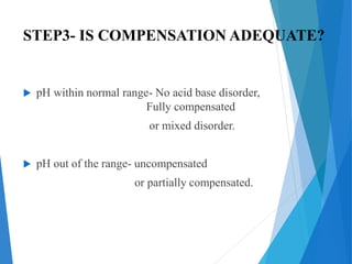 ARTERIAL BLOOD GASES INTERPRETATION | PPTX