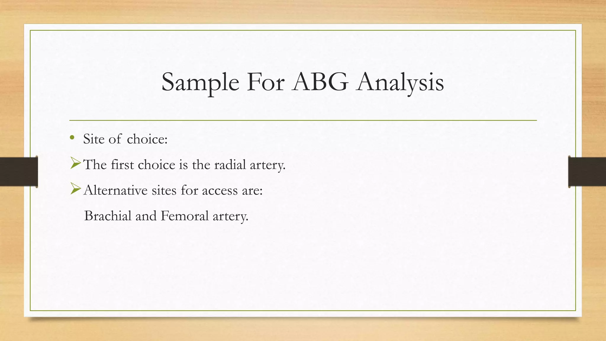 Abg and Respiratory failure | PPTX