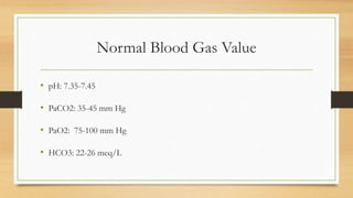 Abg and Respiratory failure | PPTX