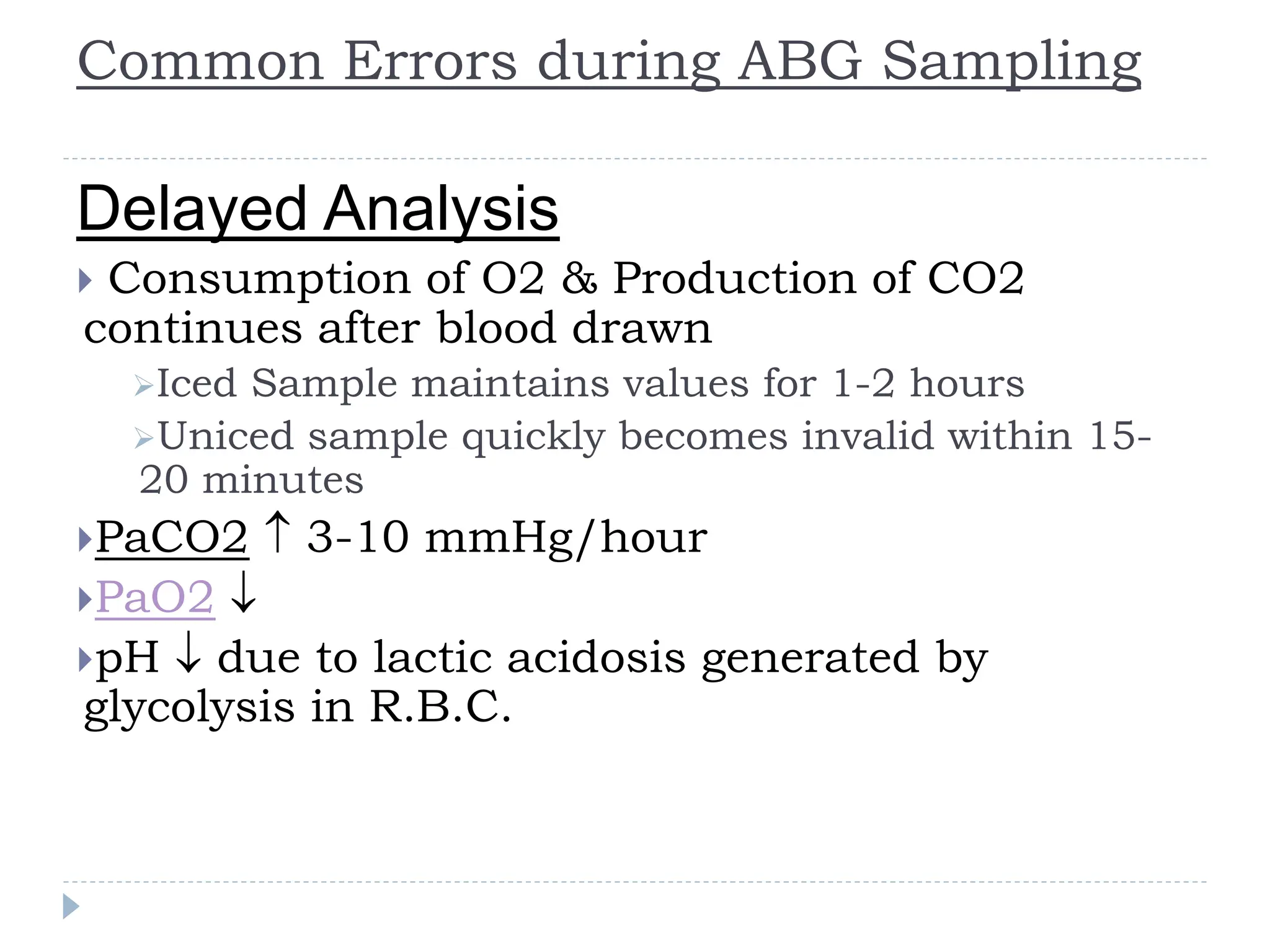 Blood Gas Analysis and its Clinical Interpretation | PPT