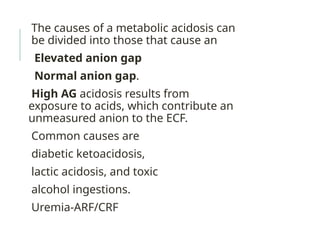 Acid base disorders delta and anion gap.pptx