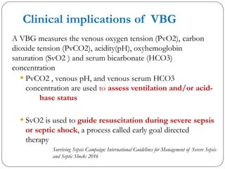 Acid base abnormalities and blood gas analysis for UG | PPTX