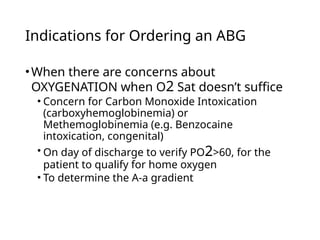 "Mastering Arterial Blood Gas (ABG) Analysis: A Practical Guide for ...