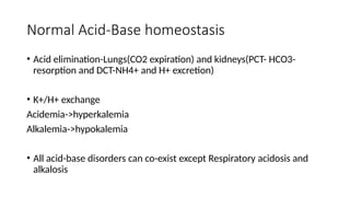 ABG overview: acid base balance basics!!! | PPTX