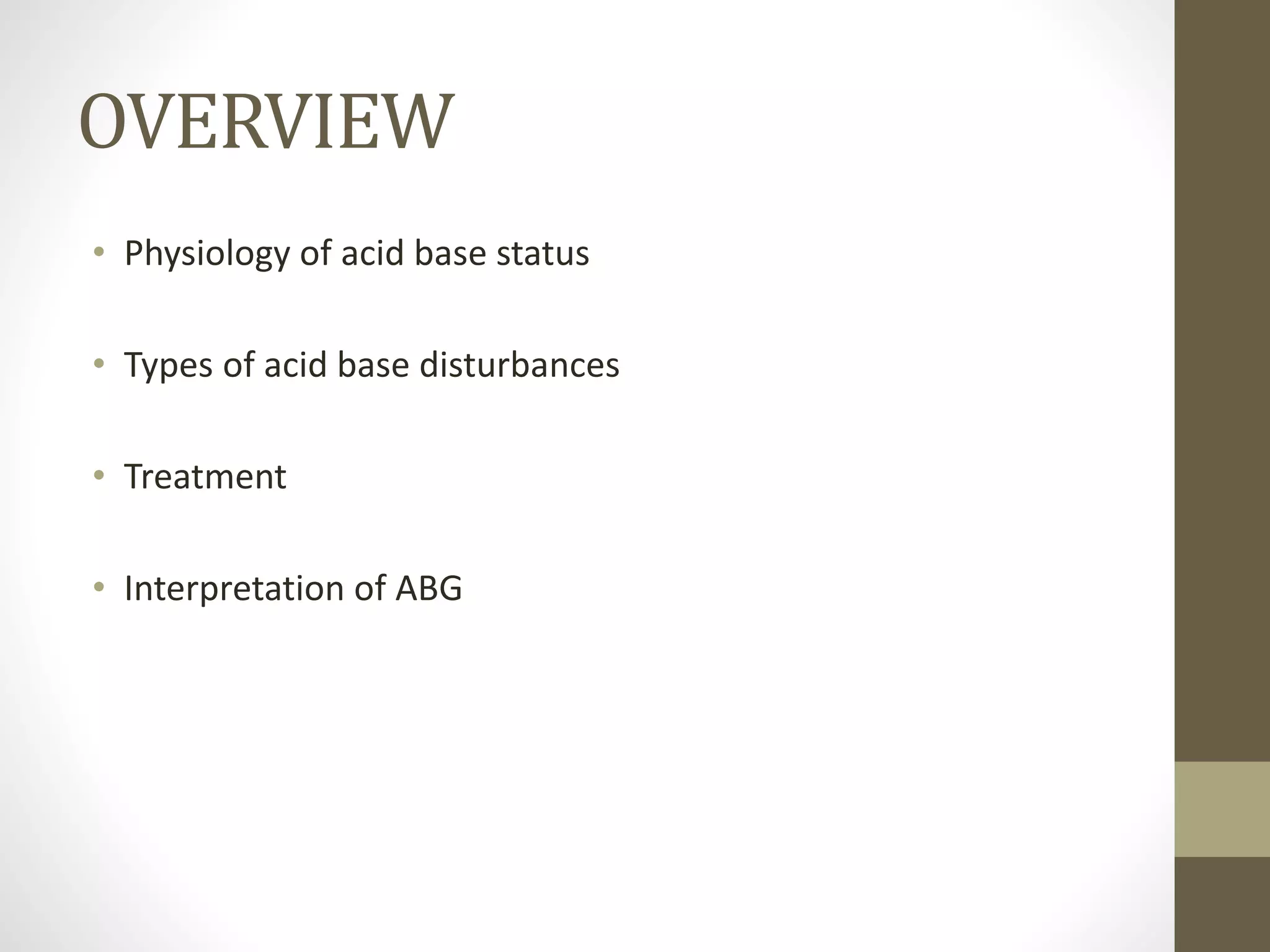 ACID BASE BALANCE & ARTERIAL BLOOD GAS ANALYSIS | PPTX