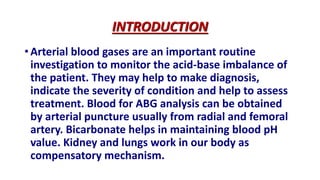 Understanding Arterial Blood Gas (ABG) Analysis | PPTX