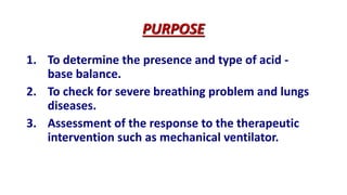Understanding Arterial Blood Gas (ABG) Analysis | PPTX