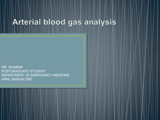 ABG (Emergency Medicine) | PPT