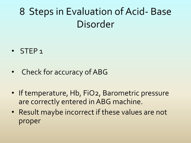 Acid Base Balance & ABG Interpretation | PPTX | Lung and Respiratory ...