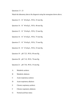 Abg acid base_assessment_questions_rev_1.0 | PDF