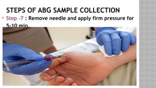 ABG advance Arterial Blood Gases Analysis | PPTX