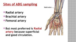 ABG advance Arterial Blood Gases Analysis | PPTX