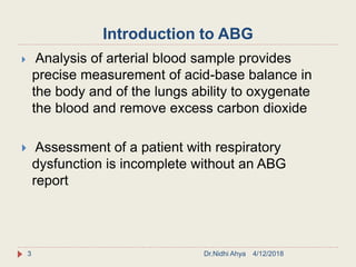 ABG analysis | PPTX