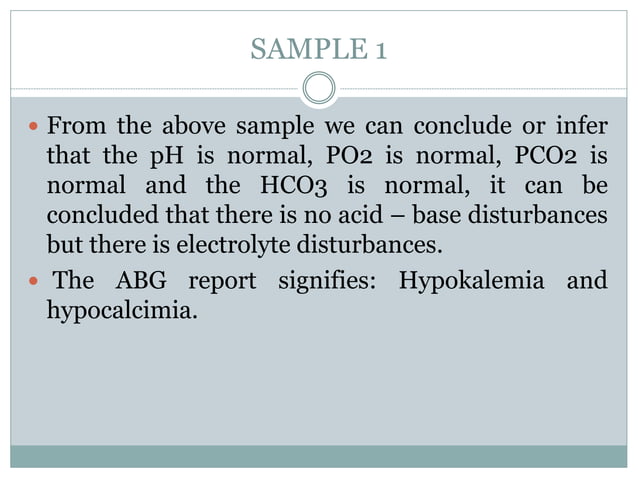 ABG analysis(easy interpretation) easy and simple-5 sample analyses are ...