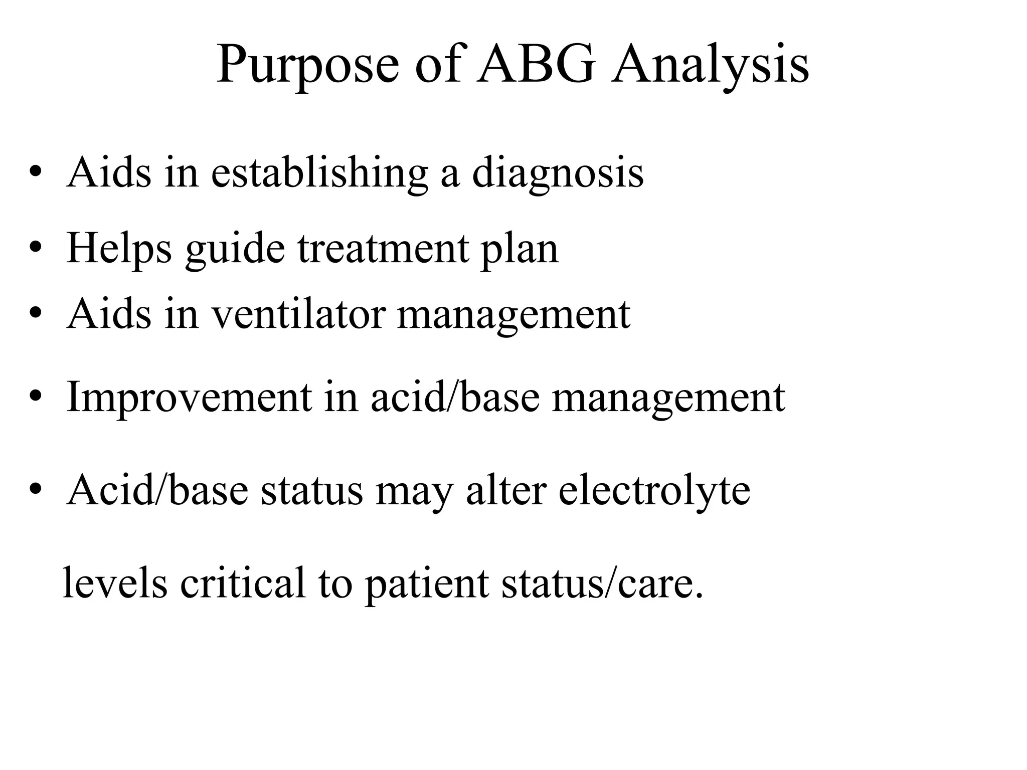 Abg analysis | PPTX