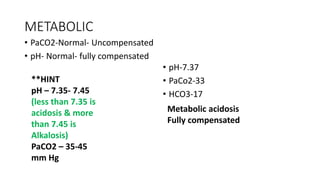 ABG Analysis | PPTX