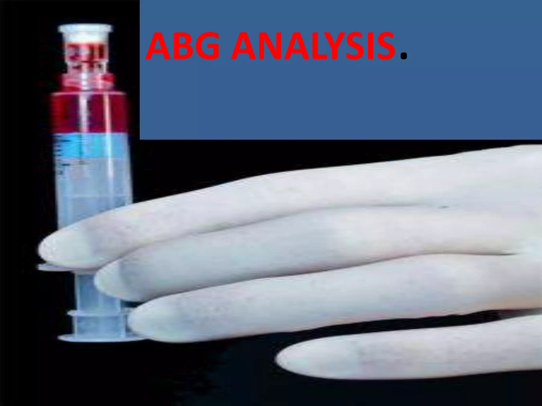 Arterial blood gas test Diagnostic test | PPTX | Blood Disorders ...