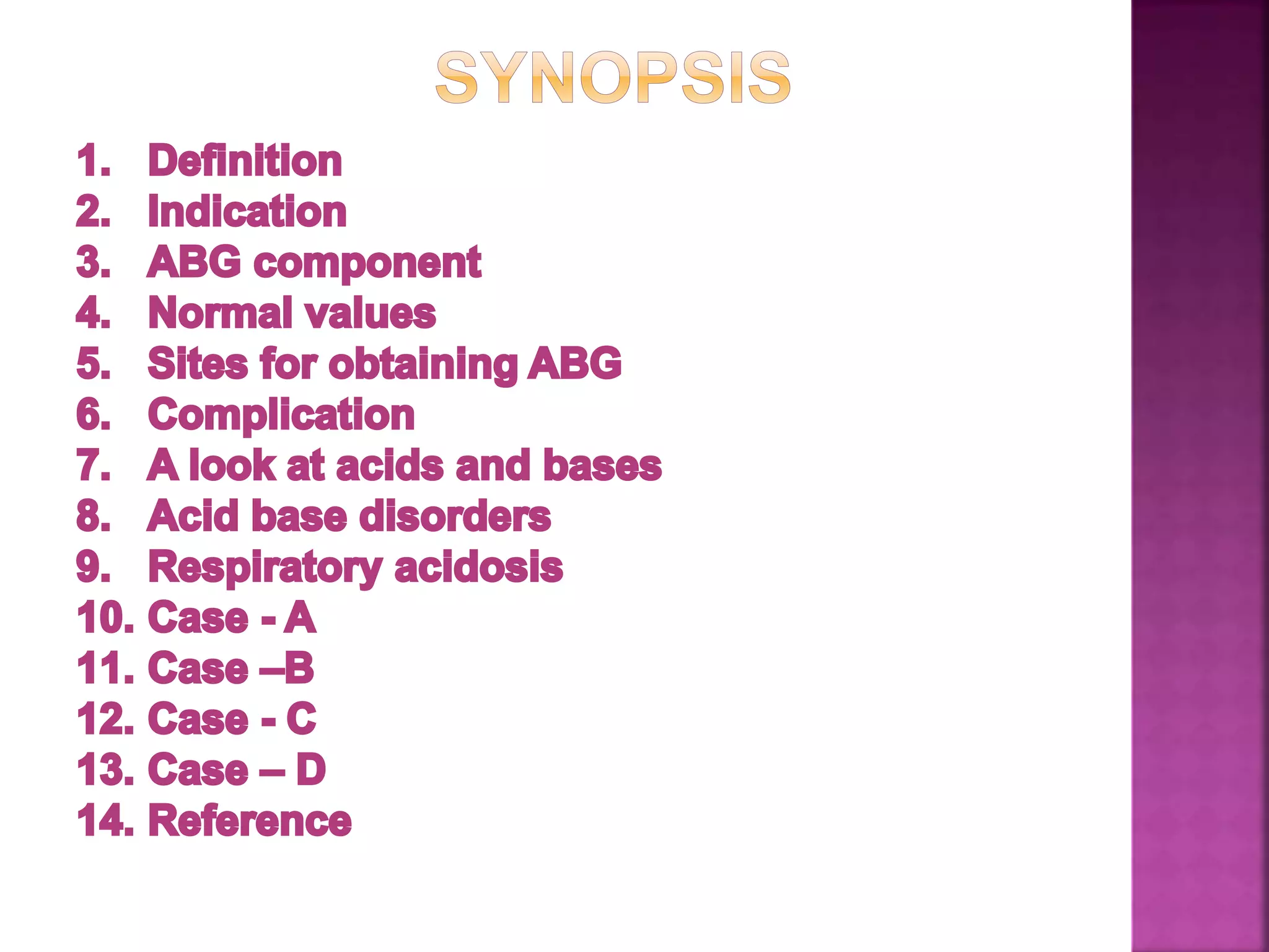 ABG ANALYSIS AND INTERPRETATION .pptx