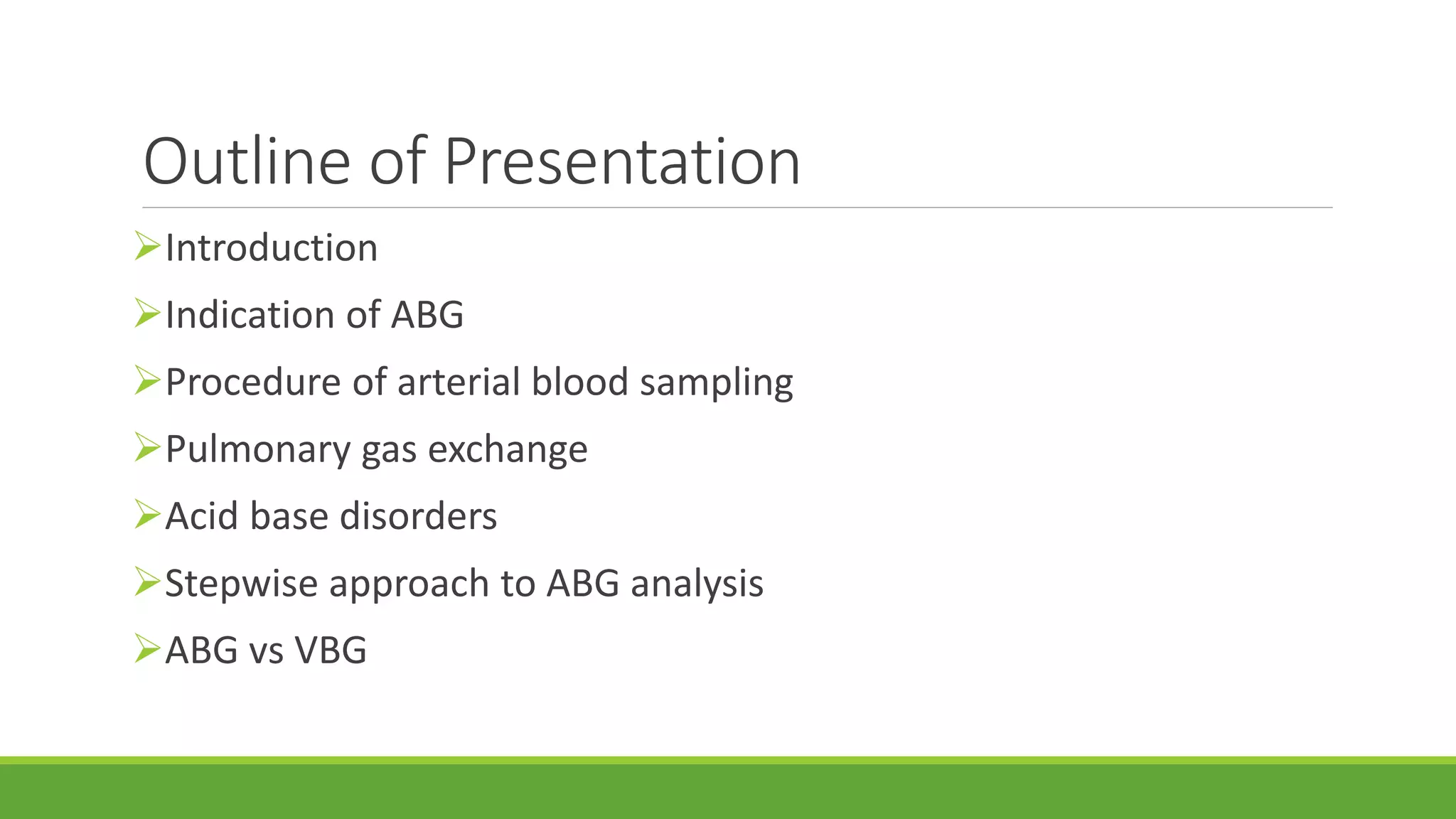 ABG Analysis in Pediatrics | PPTX