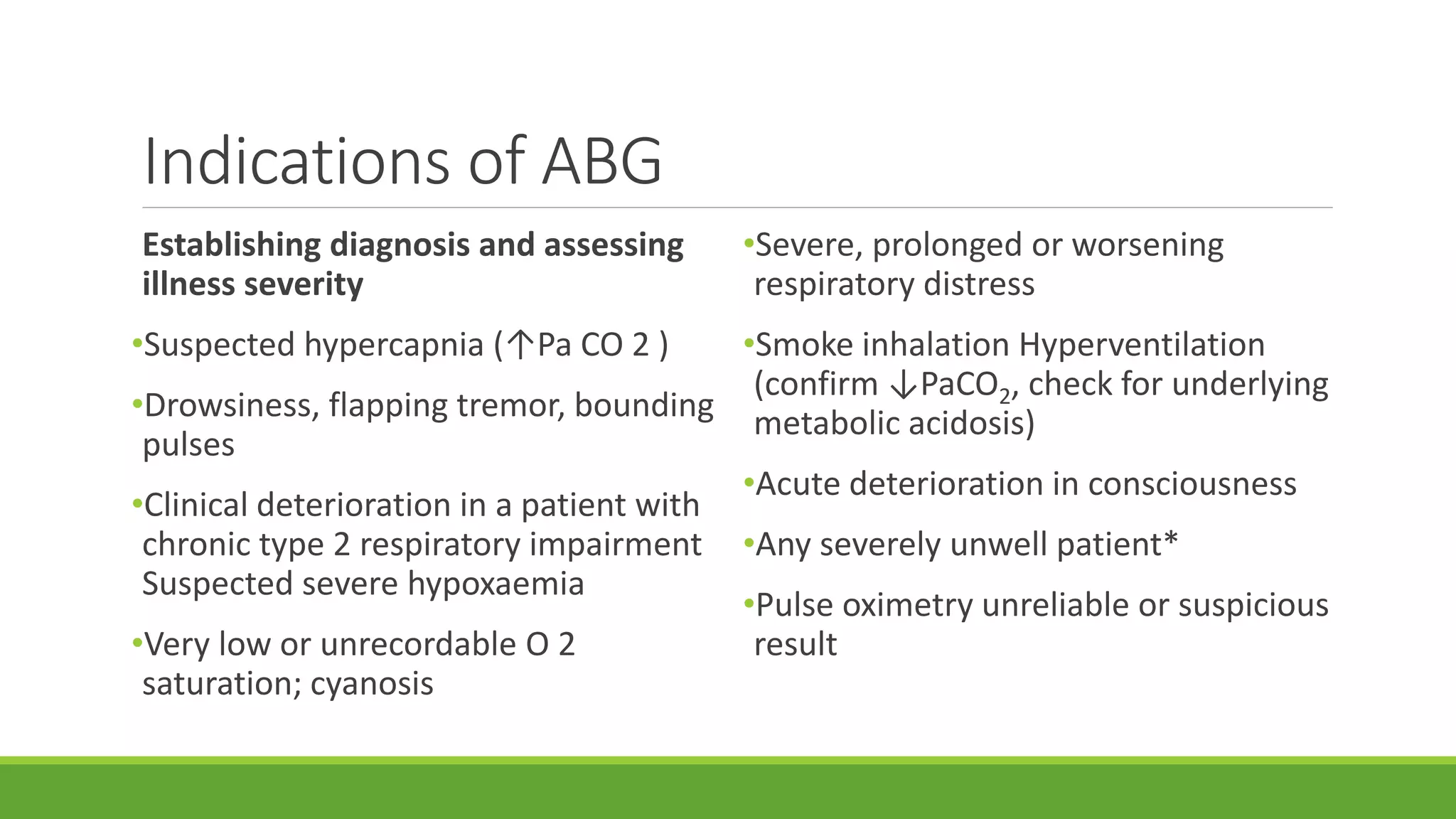ABG Analysis in Pediatrics | PPTX