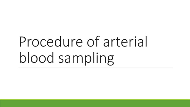 ABG Analysis in Pediatrics | PPTX