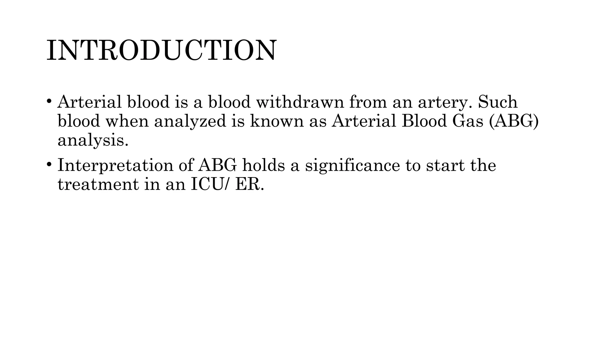 ABG ANALYSIS MADE EASY: ABG for Nurses pptx | PPTX