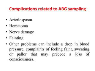 ABG Analysis ppt | PPTX