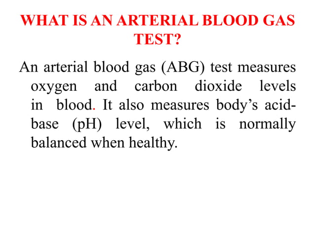 ABG Analysis ppt | PPTX