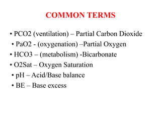 ABG Analysis ppt | PPTX