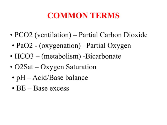 ABG Analysis ppt | PPTX