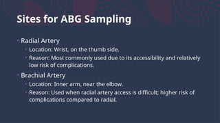 ABG and It's Interpretation, By Dr. Vivek Dev | PPT