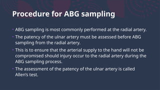 ABG and It's Interpretation, By Dr. Vivek Dev | PPT