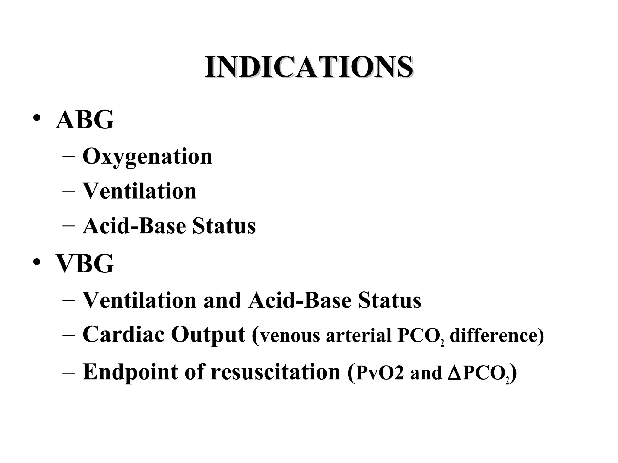 Arterial and Venous Blood Gas Analysis Edward Omron MD, MPH | PPT