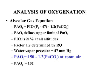 Arterial and Venous Blood Gas Analysis Edward Omron MD, MPH | PPT