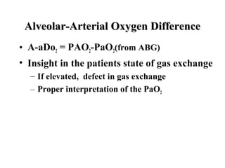 Arterial and Venous Blood Gas Analysis Edward Omron MD, MPH | PPT