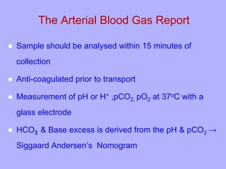 step by step approach to arterial blood gas analysis | PPT