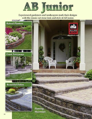 Stone Works Canada Alan Block garden walls install catalog | PDF