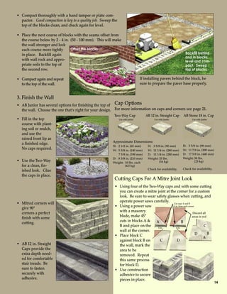 Stone Works Canada Alan Block garden walls install catalog | PDF