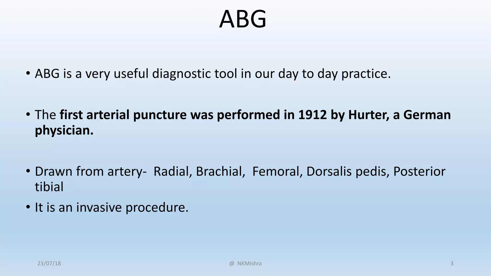 Approach to ABG Analysis | PPTX