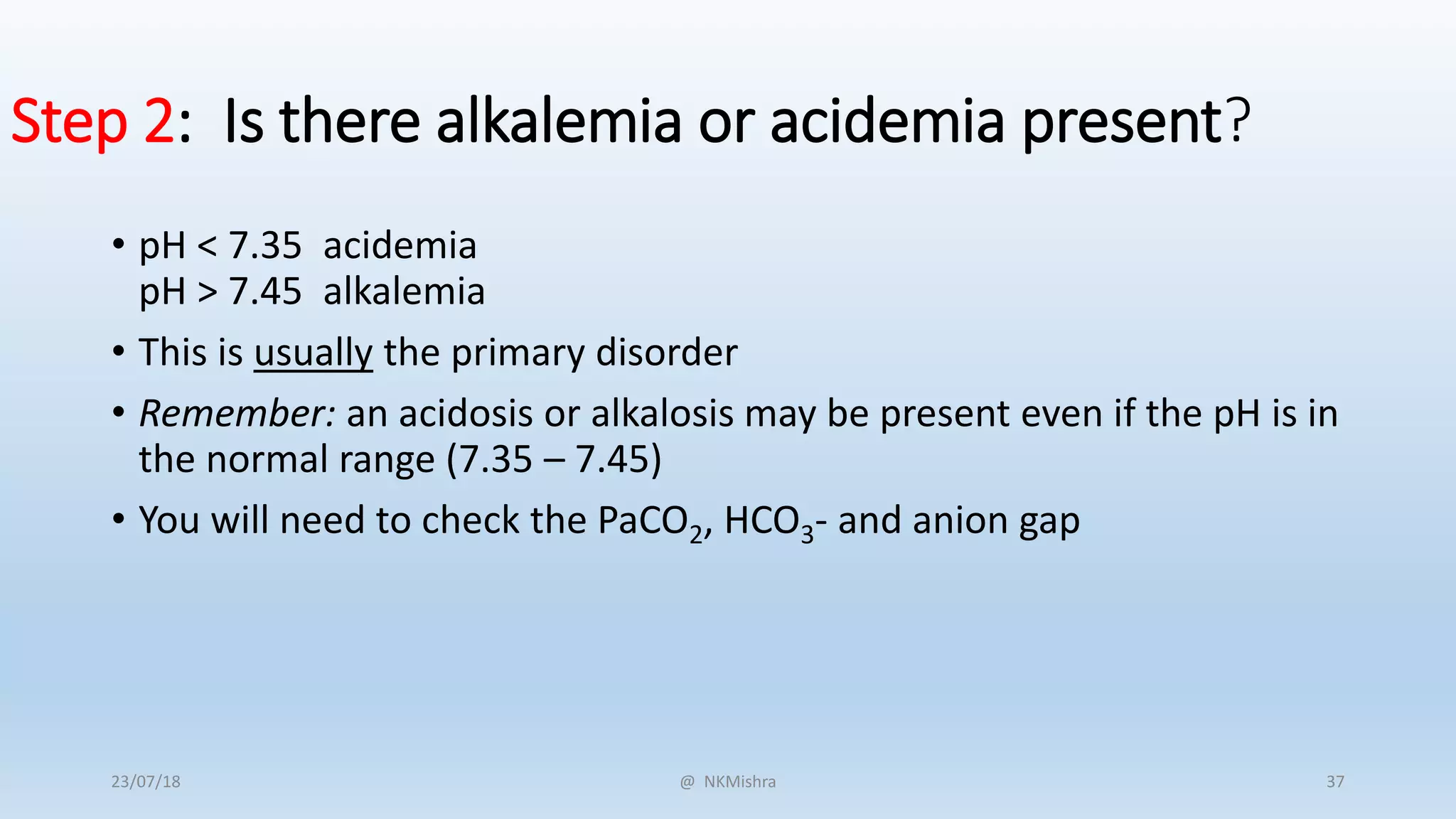 Approach to ABG Analysis | PPTX