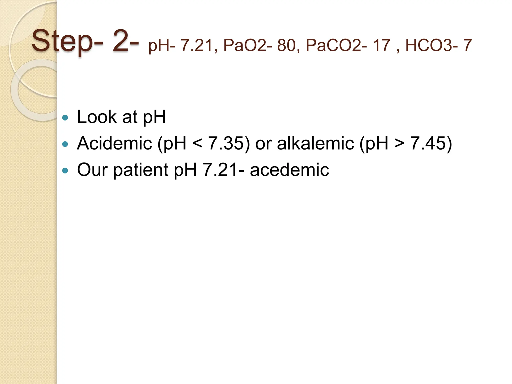 Arterial Blood Gas Analysis and Interpretation | PPT