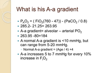 Arterial Blood Gas Analysis and Interpretation | PPT