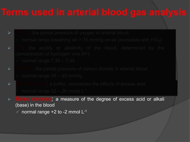 Acid base and ABG interpretation in ICU | PPT