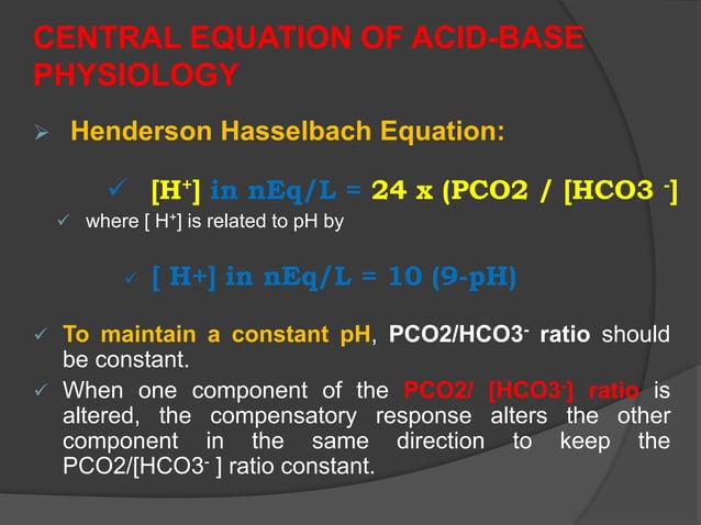 Acid base and ABG interpretation in ICU | PPT