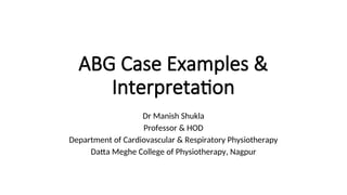 ABG Case Examples & Interpretation with discussion | PPT